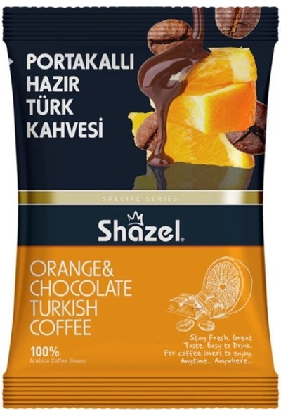 Portakallı Hazır Türk Kahvesi / 100 gr 2 Li Paket