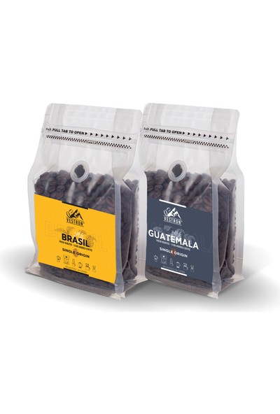 Vestron Yöresel Filtre Kahve Brasil 500 gr + Guatemala 500 gr Vestron Yöresel Filtre Kahve Brasil 500 gr + Guatemala 500 gr