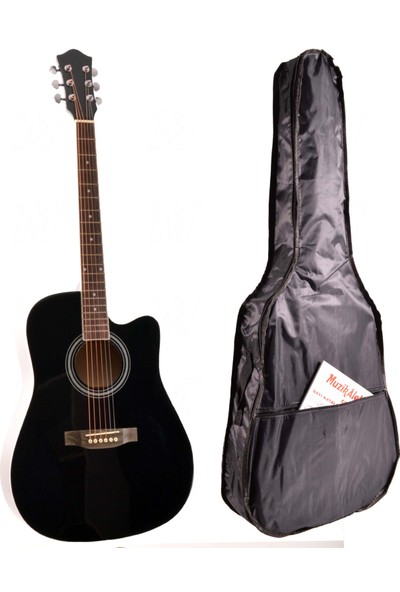 Akustik Gitar Seti (Kılıf Hediyeli) Manuel Raymond MRA415BK Akustik Gitar Seti (Kılıf Hediyeli) Manuel Raymond MRA415BK