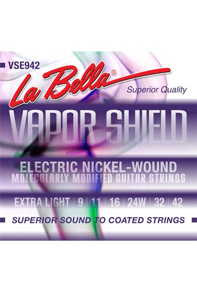 Gitar Aksesuar Elektro Tel Labella Vapor Shield VSE942 Gitar Aksesuar Elektro Tel Labella Vapor Shield VSE942