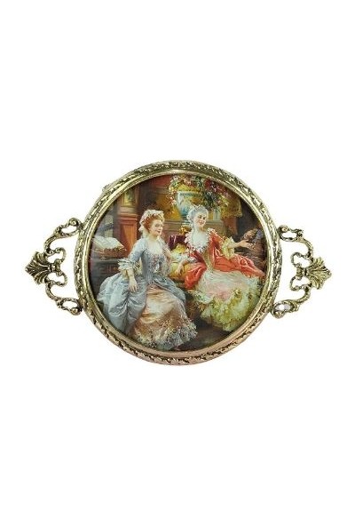 Iki Kişilik Pirinç Servis Tepsisi LAL06TEPSI004