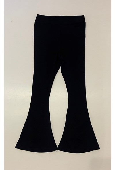 Cherry Love Yırtmaçlı Ispanyol Paça Penye Yazlık Esnek Tayt Pantolon