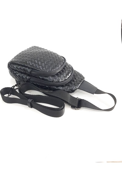 Matthew Cox Örgü Deri Body Bag Matthew Cox Örgü Deri Body Bag