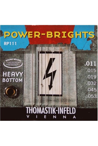 Gitar Aksesuar Elektro Power-Brights Tel Thomastik Infeld RP111 Gitar Aksesuar Elektro Power-Brights Tel Thomastik Infeld RP111
