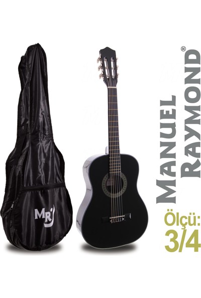 Klasik Gitar Junior Manuel Raymond MRC87BK (Kılıf Hediye)