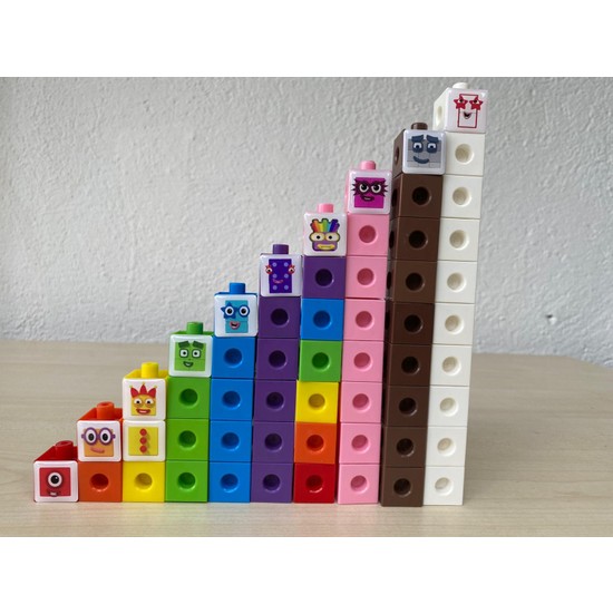 Zk Toys Numberblocks 1-2-3-4-5-6-7-8-9-10 LEGO Küp Number Fiyatı