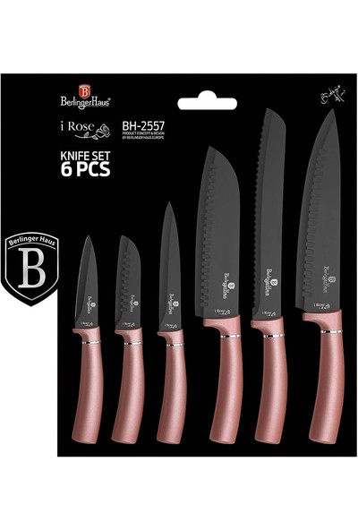 Berlinger Haus Berlinger House Pink 6'lı Bıçak Seti