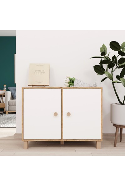 Robin Home Merlin Çok Amaçlı Dolap 2 Kapaklı Ahşap Ayak Ofis Dolabı M35 Robin Home Merlin Çok Amaçlı Dolap 2 Kapaklı Ahşap Ayak Ofis Dolabı M35