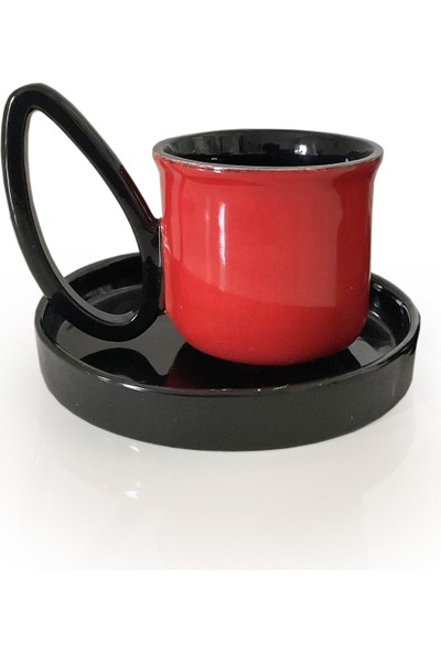 El Yapımı Seramik Elf Fincan