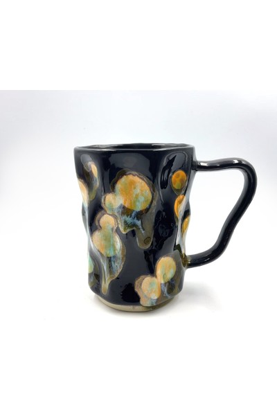 Özel Tasarım El Yapımı Seramik Wave Kupa