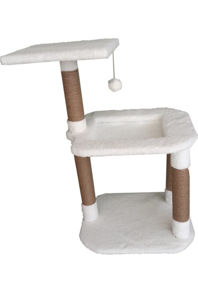 Lily Lly-07 Lily Kedi Tırmalama-Beyaz