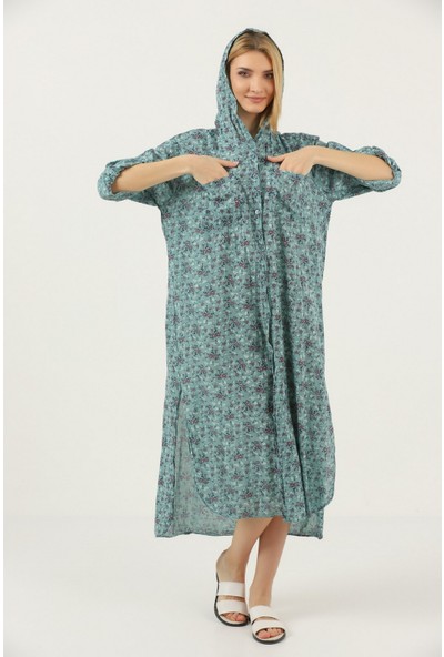 Poyralı Moda %100 Pamuklu Gömlek Pareo Yeşil Poyralı Moda %100 Pamuklu Gömlek Pareo Yeşil