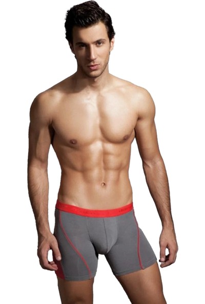 Doreanse Erkek Modal Spotive Boxer 1754 Füme