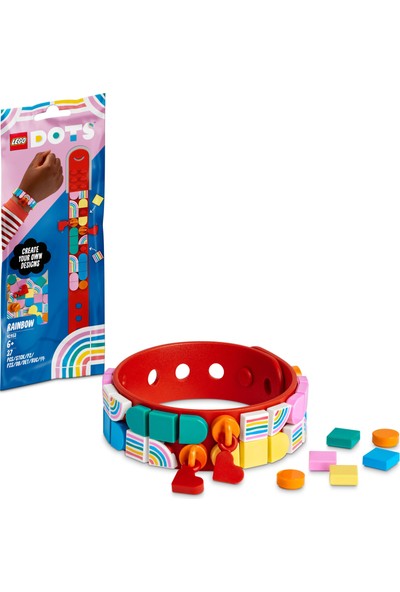 LEGO® Dots Charm’lı Gökkuşağı Bileklik 41953 - 6 Yaş ve Üzeri Için Bağımsız Oyunu Teşvik Eden Kendin Yap Bileklik Yapım Seti (37 Parça) LEGO® Dots Charm’lı Gökkuşağı Bileklik 41953 - 6 Yaş ve Üzeri Için Bağımsız Oyunu Teşvik Eden Kendin Yap Bileklik Yapım Seti (37 Parça)