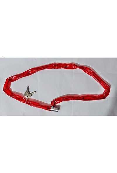 Real ÖZS1203 Pvc Kaplı Çelik Zincirli Bisiklet ve Motorcu Kilidi 100CM