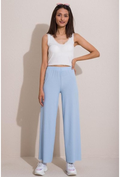 Kaşkorse Kadın Kadın Pantolon Mavi