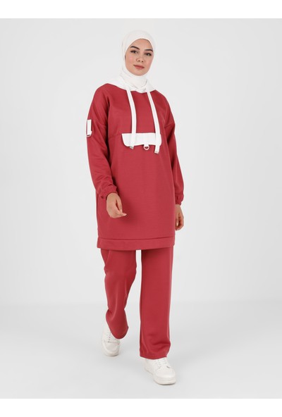 Tavin Tunik&pantolon Ikili Takım - Gül Kurusu - Tavin