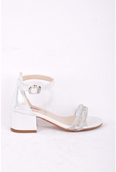 Mini Women 791 Çocuk Taşlı Abiye Ayakkabı