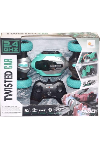 Duman Oyuncak DMNNO01A Kumandalı Çift Taraflı Twisted Car