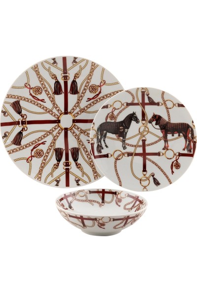 Baytii Seyis Serisi 18 Parça Yemek Takımı Baytii Seyis Serisi 18 Parça Yemek Takımı