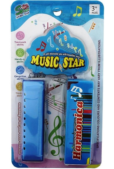 Müzik Aleti Harmonika - Mavi