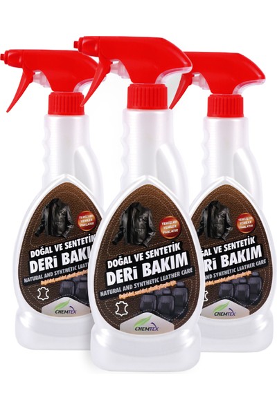 Doğal ve Sentetik Deri Bakım - Üçlü Set Doğal ve Sentetik Deri Bakım - Üçlü Set
