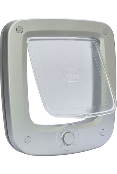 Petsi Fiesta Kedi Kapısı 4 Yön Kilitli Gri