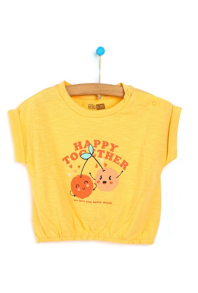 Hellobaby Hello Berry Kız Bebek Grniş Kalıp Katlamalı Kol Tshirt Hellobaby Hello Berry Kız Bebek Grniş Kalıp Katlamalı Kol Tshirt