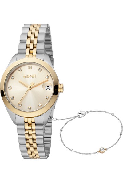 Esprit ES1L295M0125 Kadın Kol Saati ve Bileklik Seti
