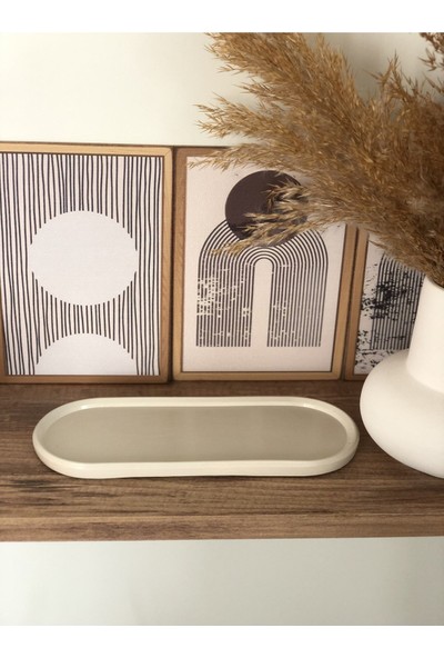 Fega Home Dekoratif Oval Tabak