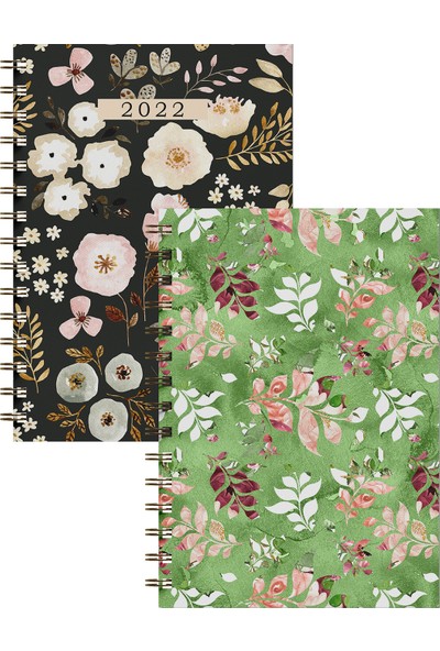 Dezart Notebook 2'li Telli Defter A5 15X22 cm Spiralli Çizgili Tarihsiz Not Defteri Dezart Notebook 2'li Telli Defter A5 15X22 cm Spiralli Çizgili Tarihsiz Not Defteri