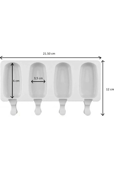 Safestore Magnum Dondurma Kalıbı 4'lü Büyük Boy Pratik Magnum Silikon Dondurma Kalıbı Safestore Magnum Dondurma Kalıbı 4'lü Büyük Boy Pratik Magnum Silikon Dondurma Kalıbı