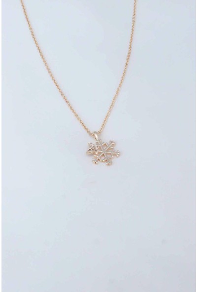 Modalem Kar Tanesi Figürlü Kelebek Detaylı Gold Renk Çelik Kadın Kolye 38765 Modalem Kar Tanesi Figürlü Kelebek Detaylı Gold Renk Çelik Kadın Kolye 38765