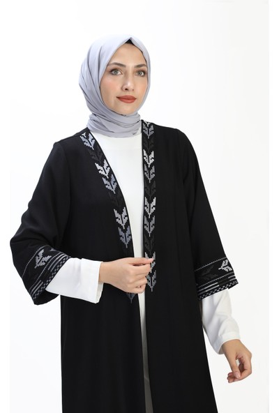 Kemal Aydın Önü ve Kolları Nakış Detaylı Tesettür Ikili 44 Kemal Aydın Önü ve Kolları Nakış Detaylı Tesettür Ikili 44
