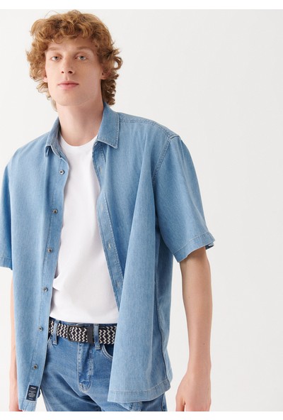 Mavi Liam Açık Mavi Jean Gömlek