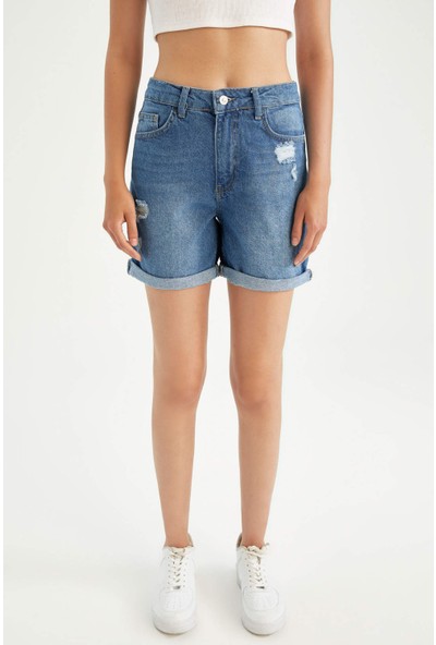DeFacto Boyfriend Jean Şort Y5930AZ22HS