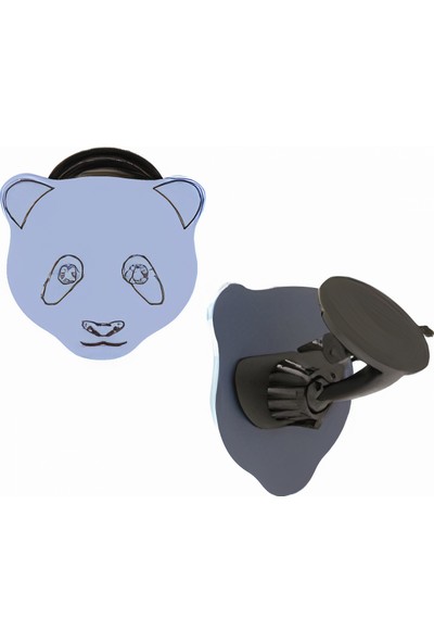 Takgör Kilitli Vantuzlu Bebek Dikiz Aynası Panda 11X11 cm Takgör Kilitli Vantuzlu Bebek Dikiz Aynası Panda 11X11 cm