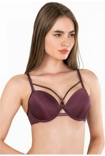 Akarsu Global Le Jardin 7008 Micro Kaplı Push-Up Sütyen Mürdüm Akarsu Global Le Jardin 7008 Micro Kaplı Push-Up Sütyen Mürdüm