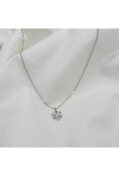 Balem Kar Tanesi Kolye / Gümüş