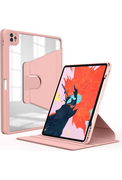 Apple iPad Pro 11 2021 (3.nesil) Uyumlu Nayn Dönebilen Standlı Kılıf Apple iPad Pro 11 2021 (3.nesil) Uyumlu Nayn Dönebilen Standlı Kılıf