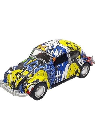 Osman Kızılkaya Çek Bırak Metal Retro Vosvos Araba - 6636-18T