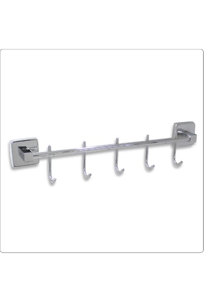 Csk Aksu Krom Beşli Kanca Askılık - Aks 12010