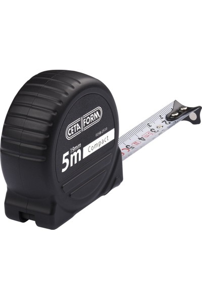 Ceta Form P05B-0519 Compact Şerit Metre/siyah KASA-MIKNATISLI-5MX19MM Ceta Form P05B-0519 Compact Şerit Metre/siyah KASA-MIKNATISLI-5MX19MM