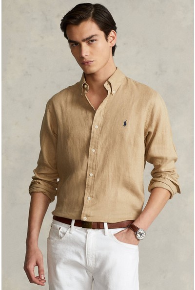 Polo Ralph Lauren Slim Fit Keten Gömlek