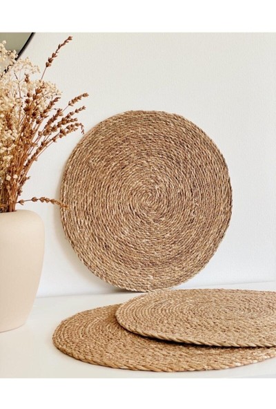 Fiza Moda Hasır Amerikan Servis 6'lı Paket Bambu Sofra Yemek Masa Düzenleyici Şık Dekor 6lı-Paket Fiza Moda Hasır Amerikan Servis 6'lı Paket Bambu Sofra Yemek Masa Düzenleyici Şık Dekor 6lı-Paket