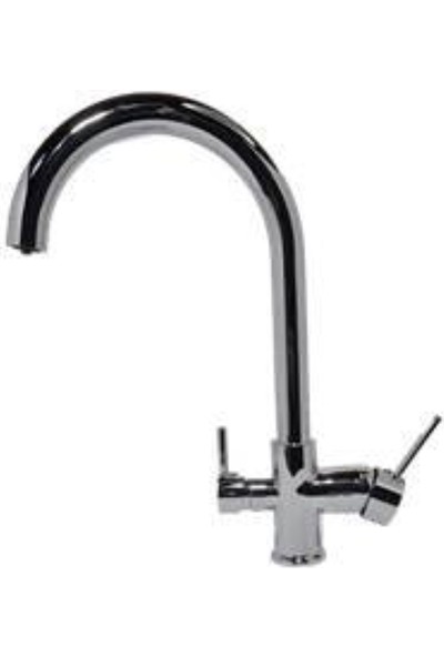 Gürol Arıtmalı Üç Yollu Mutfak Evye Bataryası Soğuk Sıcak Arıtma Suyu Baston Borulu Gürol Arıtmalı Üç Yollu Mutfak Evye Bataryası Soğuk Sıcak Arıtma Suyu Baston Borulu