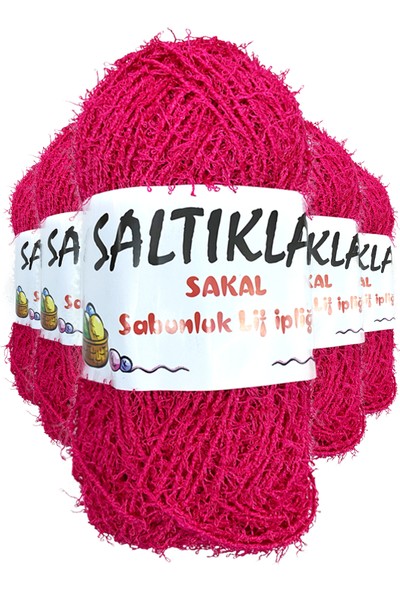 Saltıklar 5 Adet Sakal Sabunluk Lif Ipliği 21