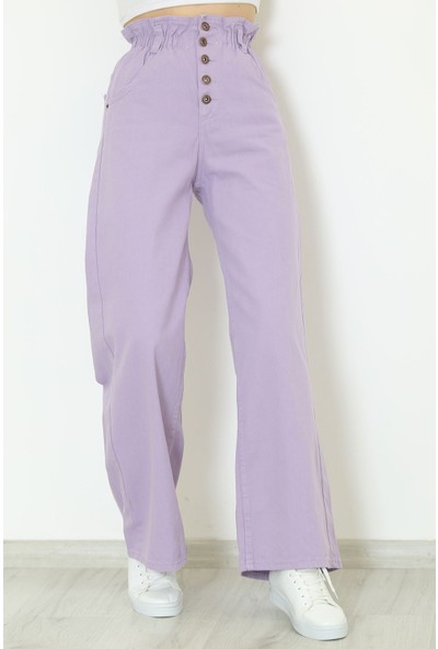 Bns Butik Marul Bel Kot Pantolon Lila - 9370.1184.