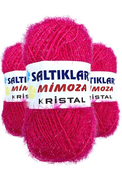 Saltıklar 3 Adet Mimoza Kristal Işıltılı Şal Patik Yelek Ipi 21