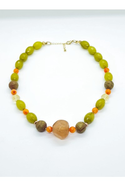 Esince Takı Butik Olive Kolye